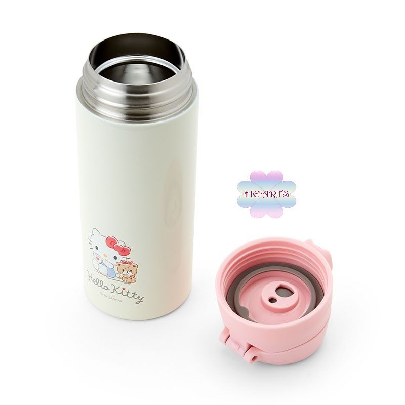 日本直送 SANRIO 3款 最新款 一鍵不銹鋼保溫杯瓶 (約370ml) (Cinnamoroll 玉桂狗 / Hello Kitty / Kuromi) #C202307007 (現貨 ...