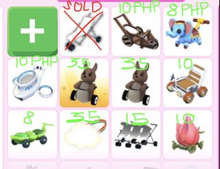 Adopt Me: Strollers, Hobbies & Toys, Toys & Games on Carousell