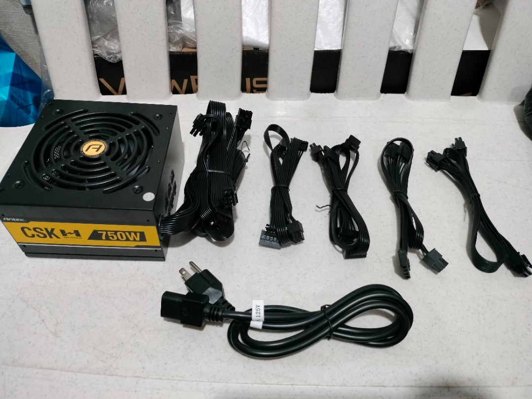 Antec Cuprum Strike CSK 750H Semi Modular 80 Plus Bronze Gaming ...