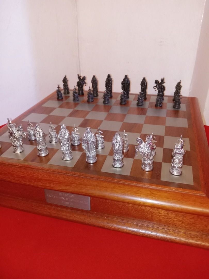 Authentic Royal Selangor Camelot Chess Set, Hobbies & Toys, Toys ...