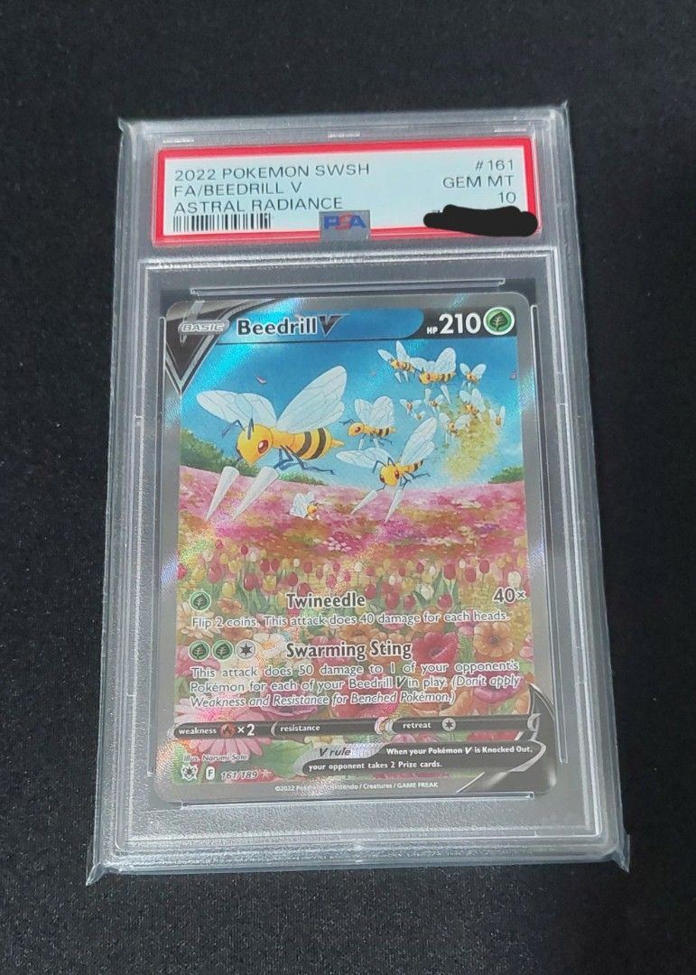 Beedrill V PSA 10, Hobbies & Toys, Toys & Games on Carousell
