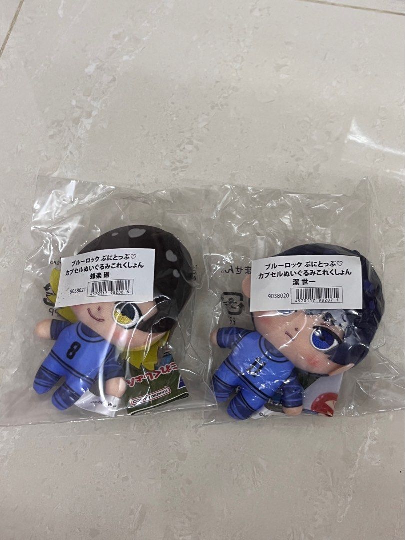 Blue Lock Bachira Isagi gacha plush keychain, Hobbies & Toys, Toys ...