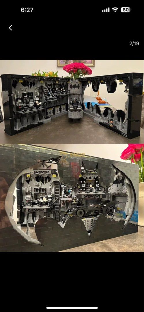 Brick Building block Batman batcave shadow box 76252 (not lego ...