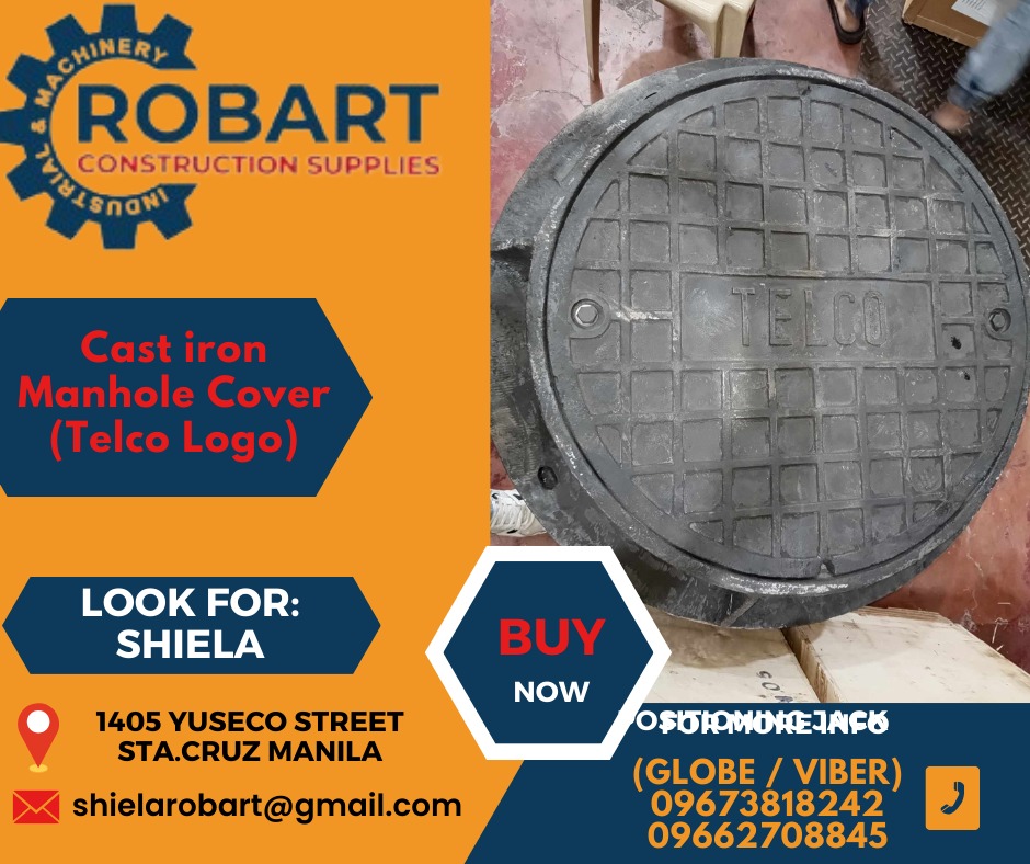 Cast iron Manhole Cover (Telco Logo), Commercial & Industrial ...