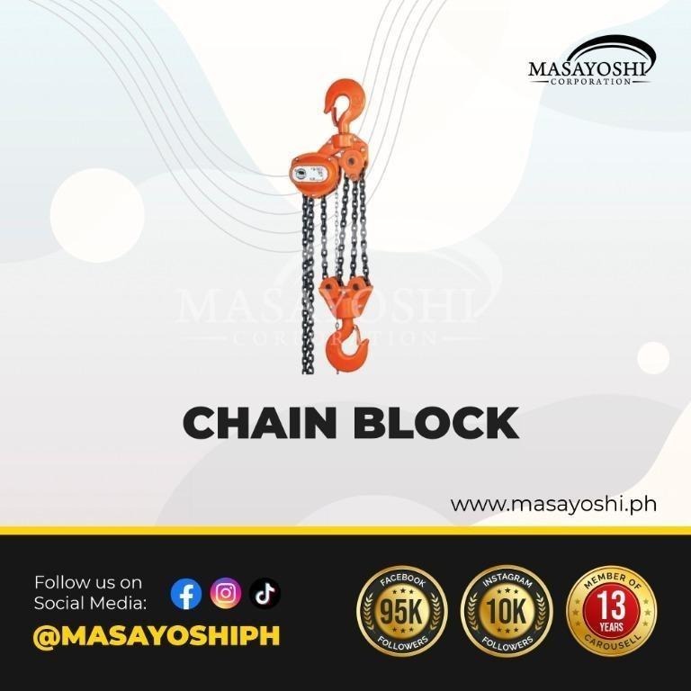 Chain Block Heavy Duty 2T x 3M | Construction Supplies | Construction ...