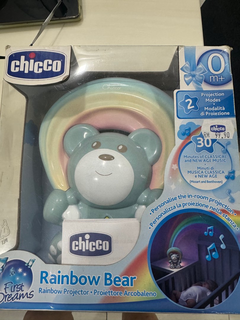 Chicco Rainbow Bear Projector, Babies & Kids, Infant Playtime on Carousell