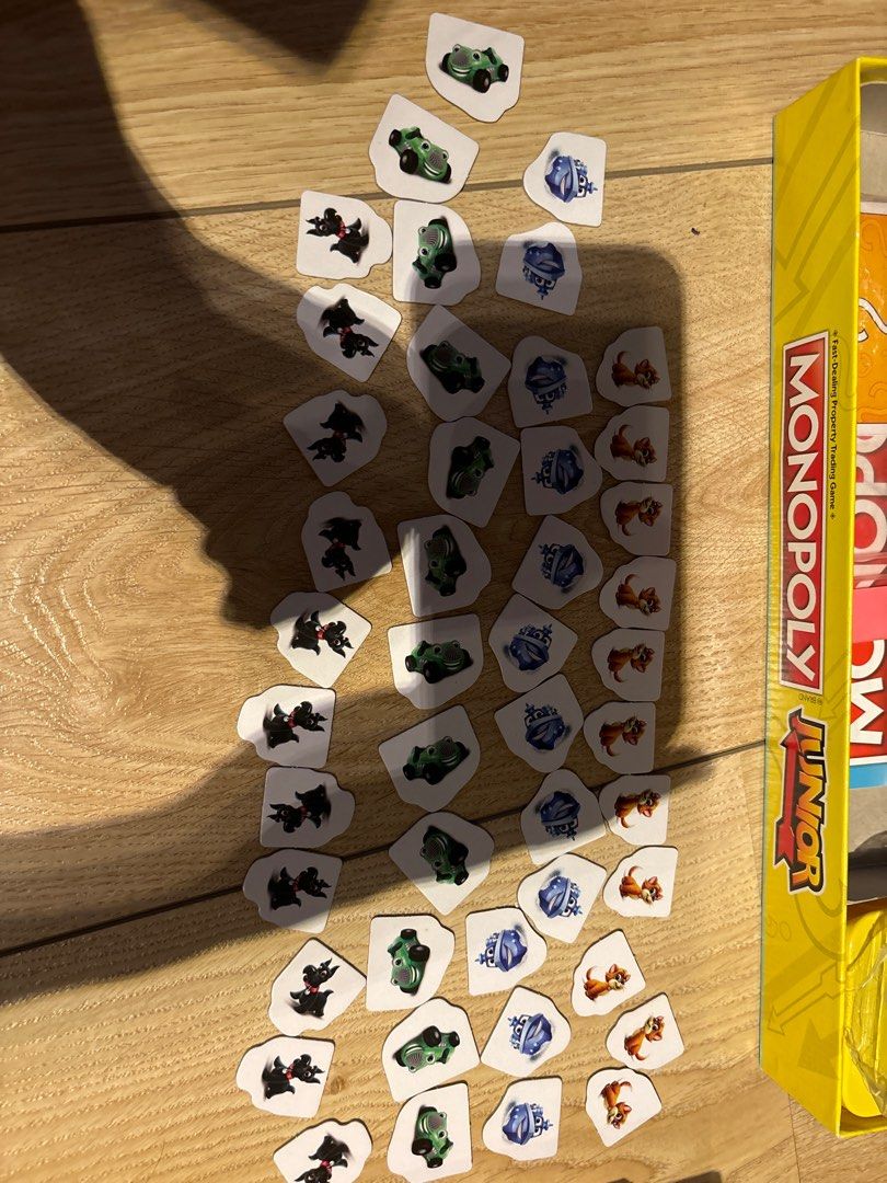 Children board games: Woolfy/ junior monopoly / Goldie bloc and the ...