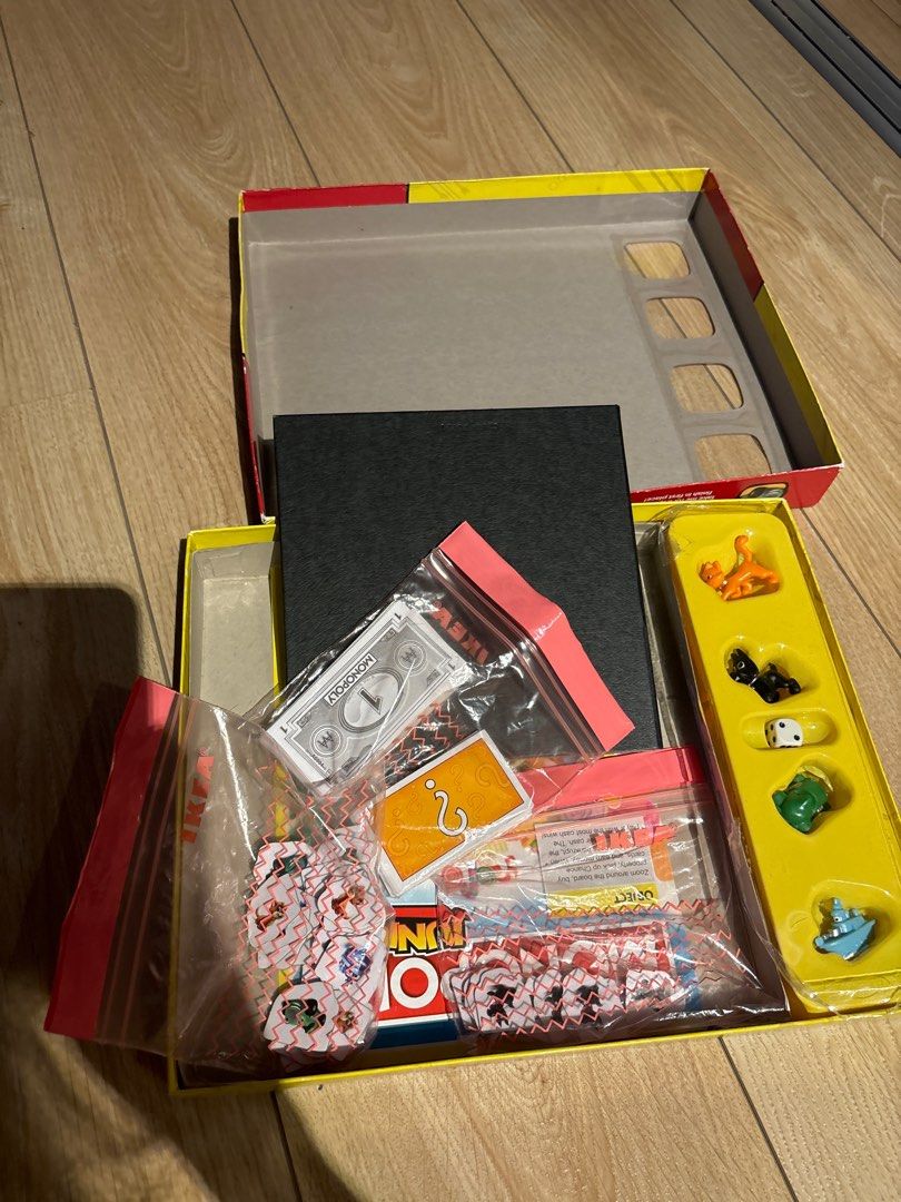 Children board games: Woolfy/ junior monopoly / Goldie bloc and the ...