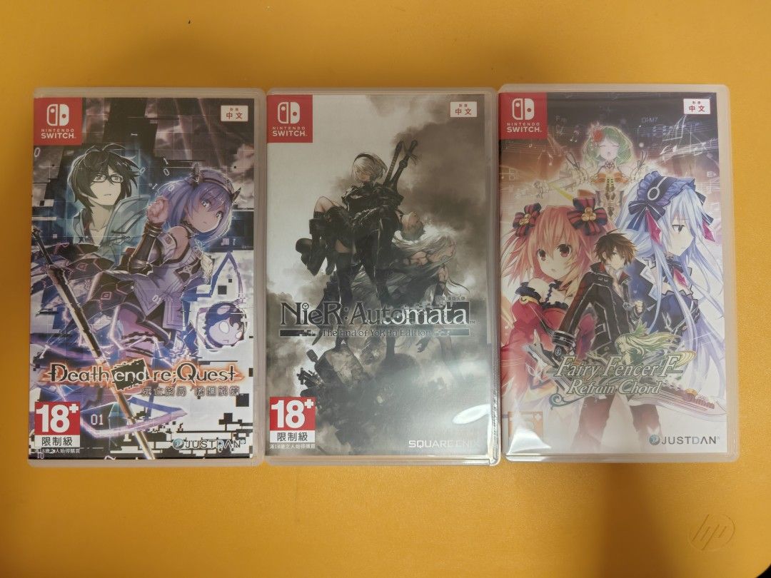 Chinese Nintendo switch games- Fairy Fencer F, NieR Automata, Death End ...