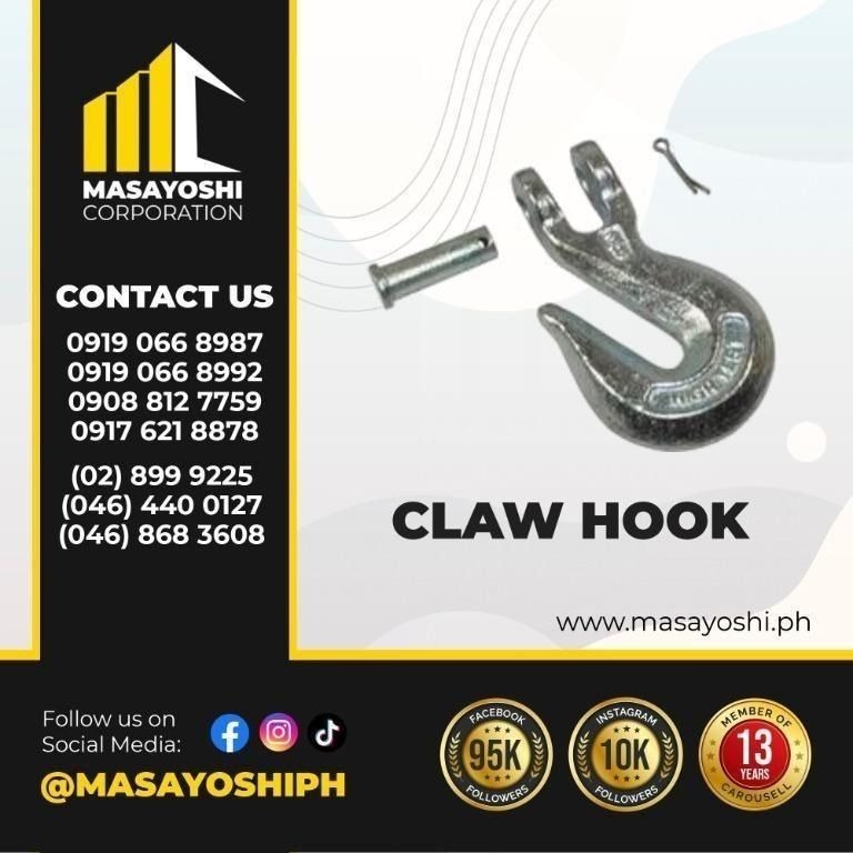 Claw Hook | Lifting Equipment | Hook, Commercial & Industrial ...