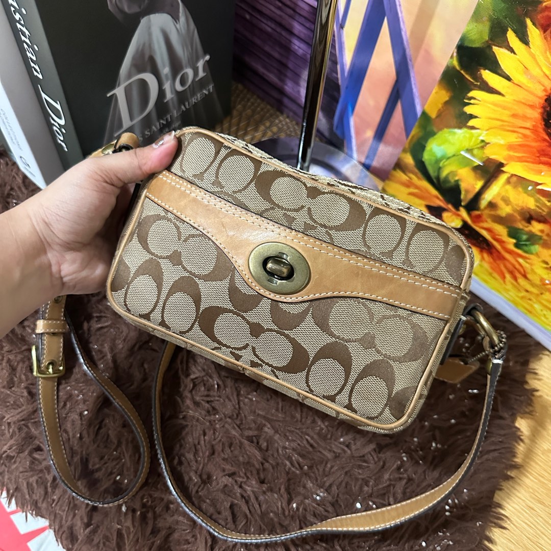 COACH CANVAS CAMERA BAG, Women's Fashion, Bags & Wallets, Cross-body ...