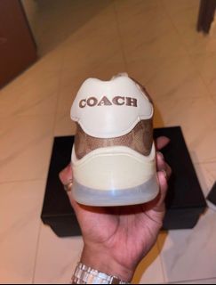 COACH C2641 Card Case Pouche In Signature Jacquard (Smoke Black), Men's ...