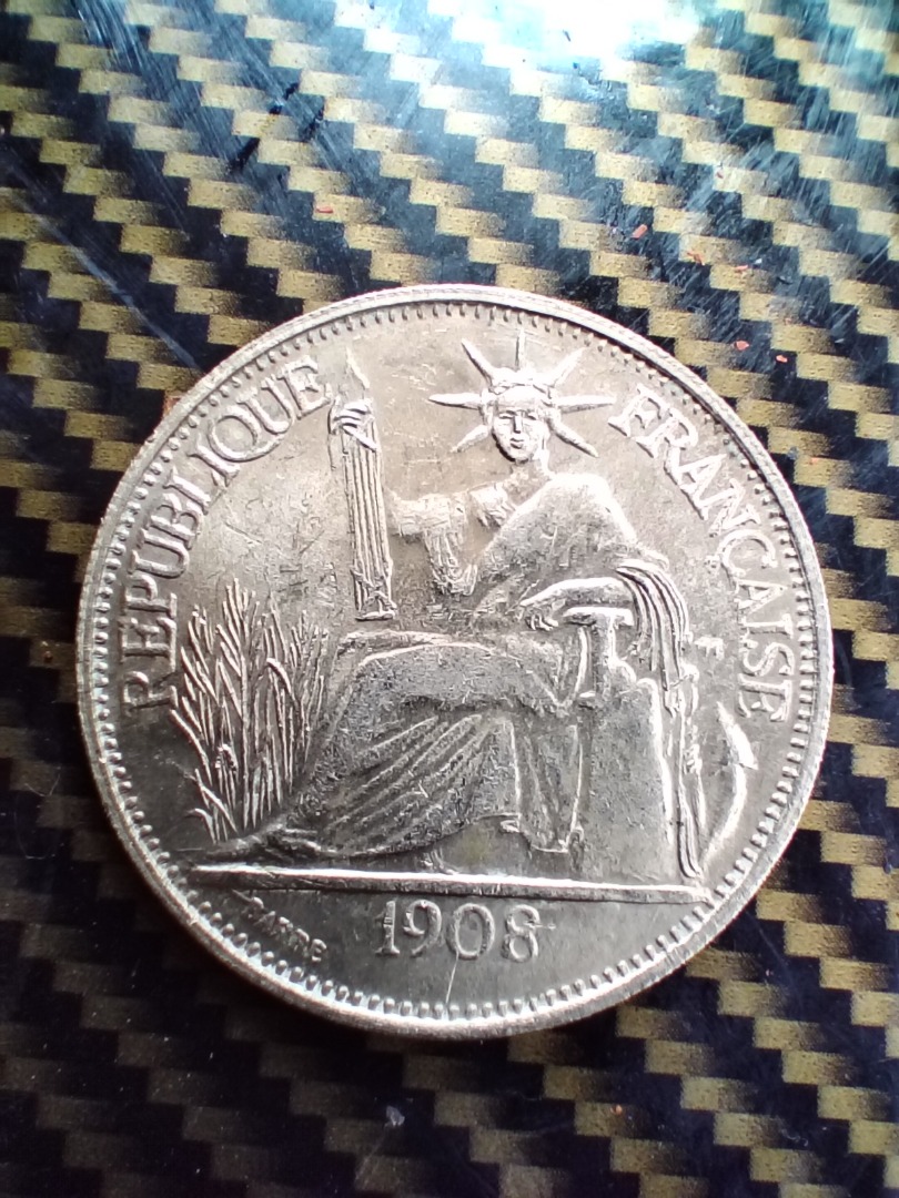 Coin lama 1908, Hobbies & Toys, Collectibles & Memorabilia, Currency on ...