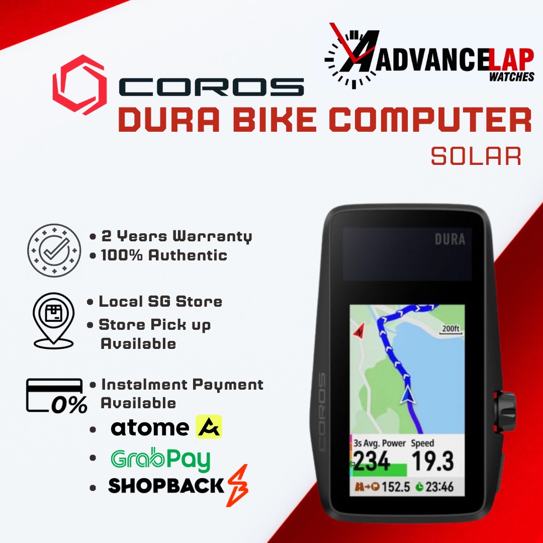 COROS DURA Solar GPS Bike Computer (Pre-order New!!!), Sports Equipment ...
