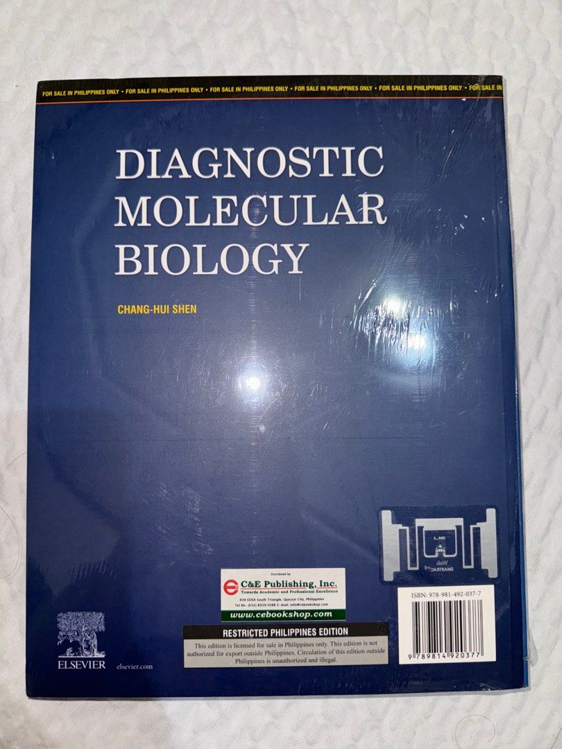 Diagnostic Molecular Biology Philippine Edition by Chang-Hui Shen ...