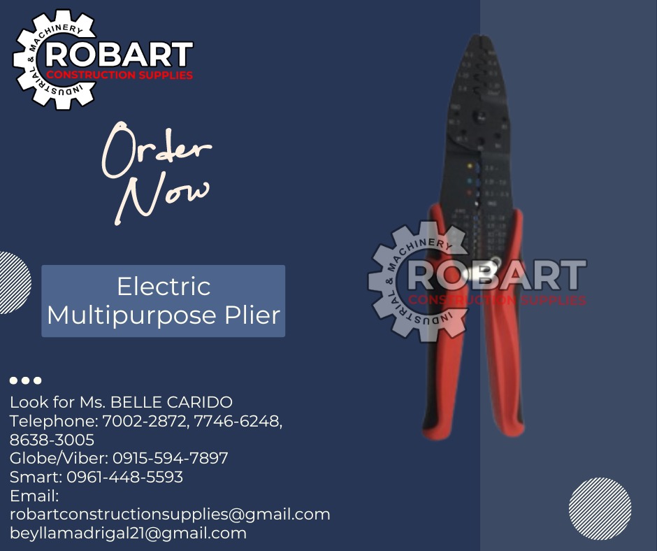 Electric Multi Purpose Pliers, Commercial & Industrial, Construction Tools & Equipment on Carousell