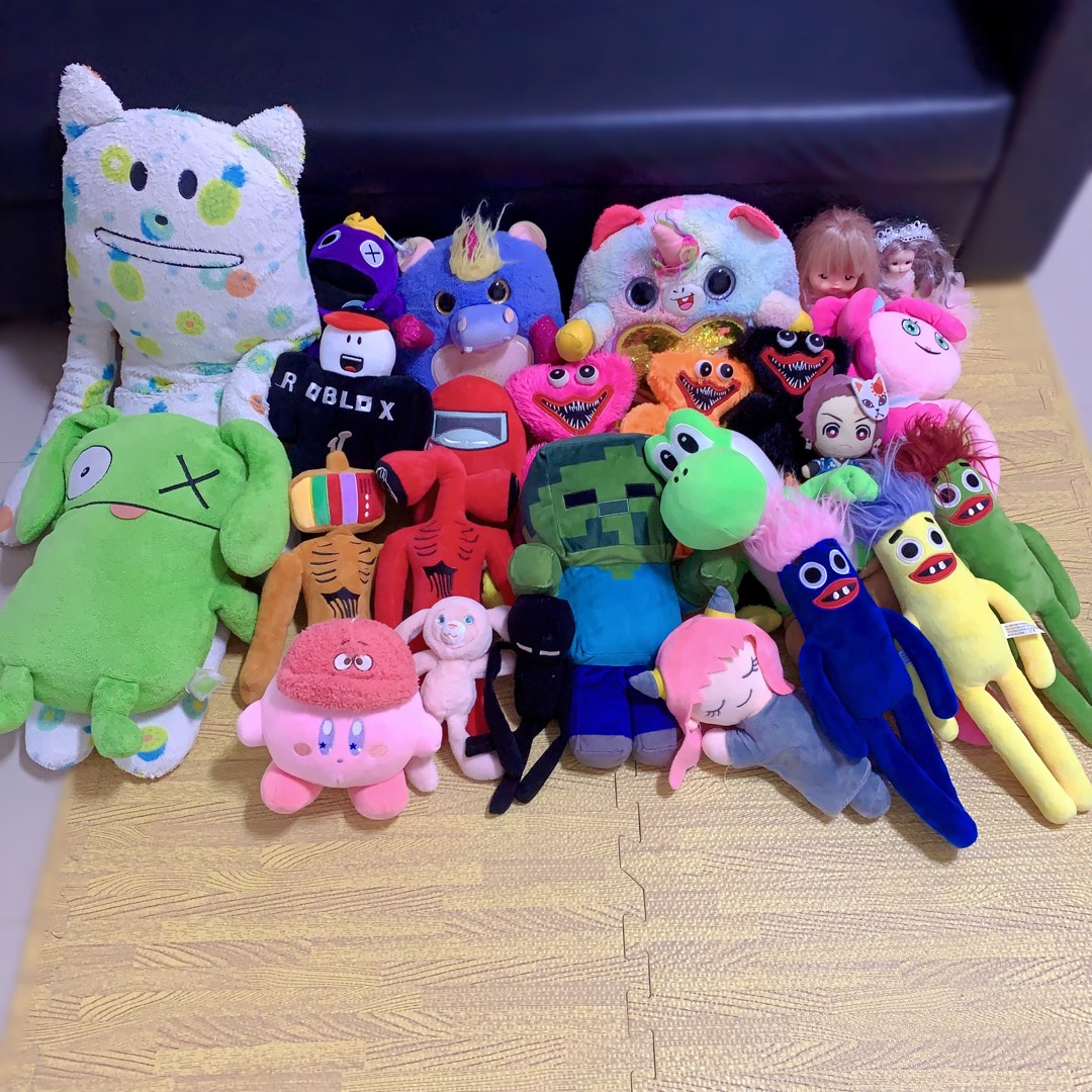 【Ends 31 Jul】Stuffed plush toys-Rainbocorns/Nobody sausage/Minecraft ...