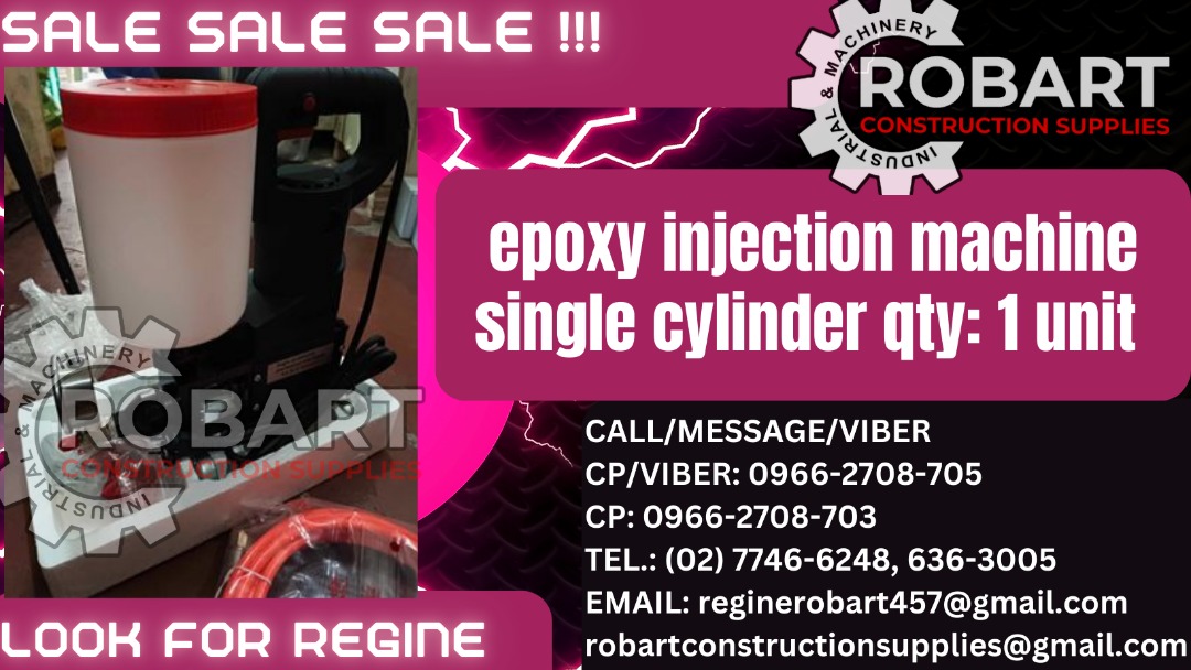 epoxy injection machine single cylinder qty: 1 unit, Commercial ...