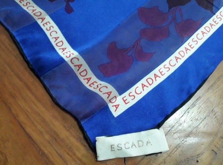 Escada scarf authentic, Women's Fashion, Watches & Accessories, Scarves ...