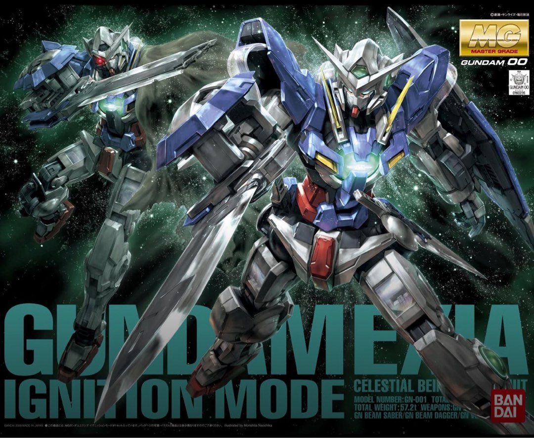 Exia ignition mode gundam repair 1 能天使高達r1 00mg 1/100, 興趣及遊戲, 玩具 & 遊戲類 ...