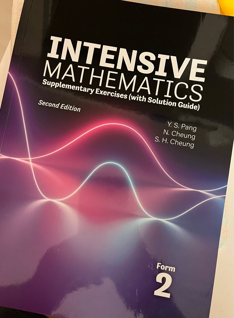F2 intensive mathematics exercises, 興趣及遊戲, 書本 & 文具, 書本及雜誌 - 補充練習 ...