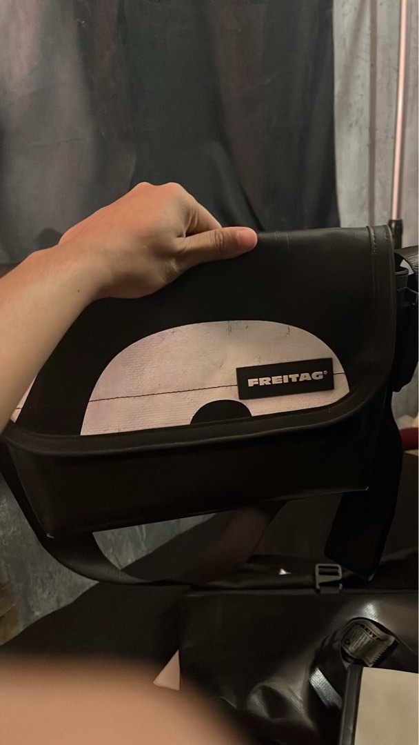 Freitag black hawaii Five O, Men's Fashion, Bags, Backpacks on Carousell