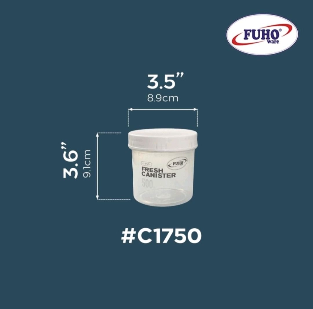 FUHO 1pc 500ml Canister Stackable Mayo Jar, #C1750 Container Storage ...