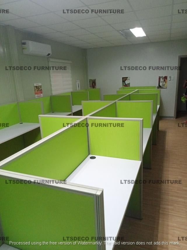 FULL FABRIC WORKSTATION TABLE OFFICE PARTITION FURNITURES, Furniture ...