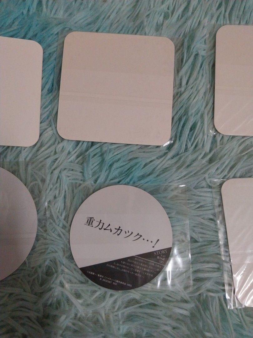 Haikyuu nekoma kenma haiba kiryu yamaguchi koganegawa coaster cardboard ...