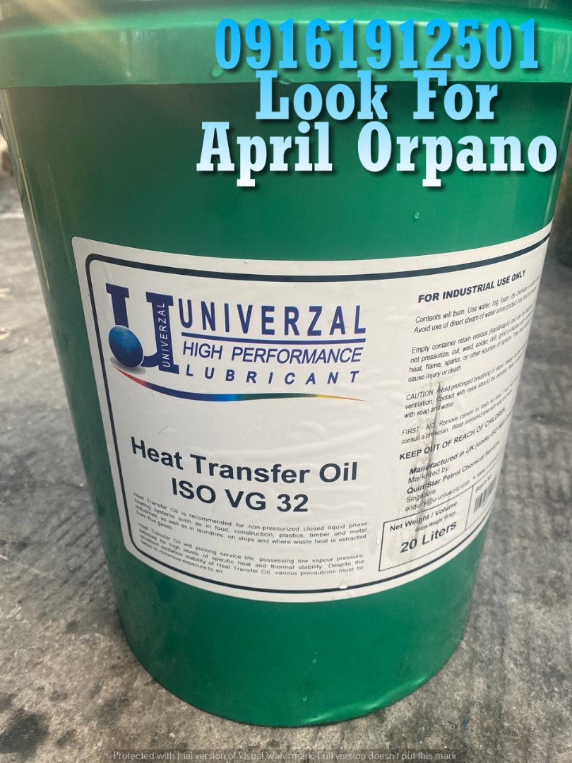 HEAT TRANSFER OIL, Commercial & Industrial, Construction & Building ...