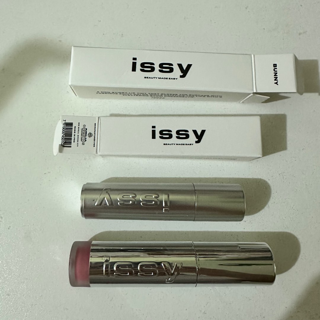 ISSY gelee lip tint ‘bunny’ & lip bullet ‘decollete’, Beauty & Personal ...