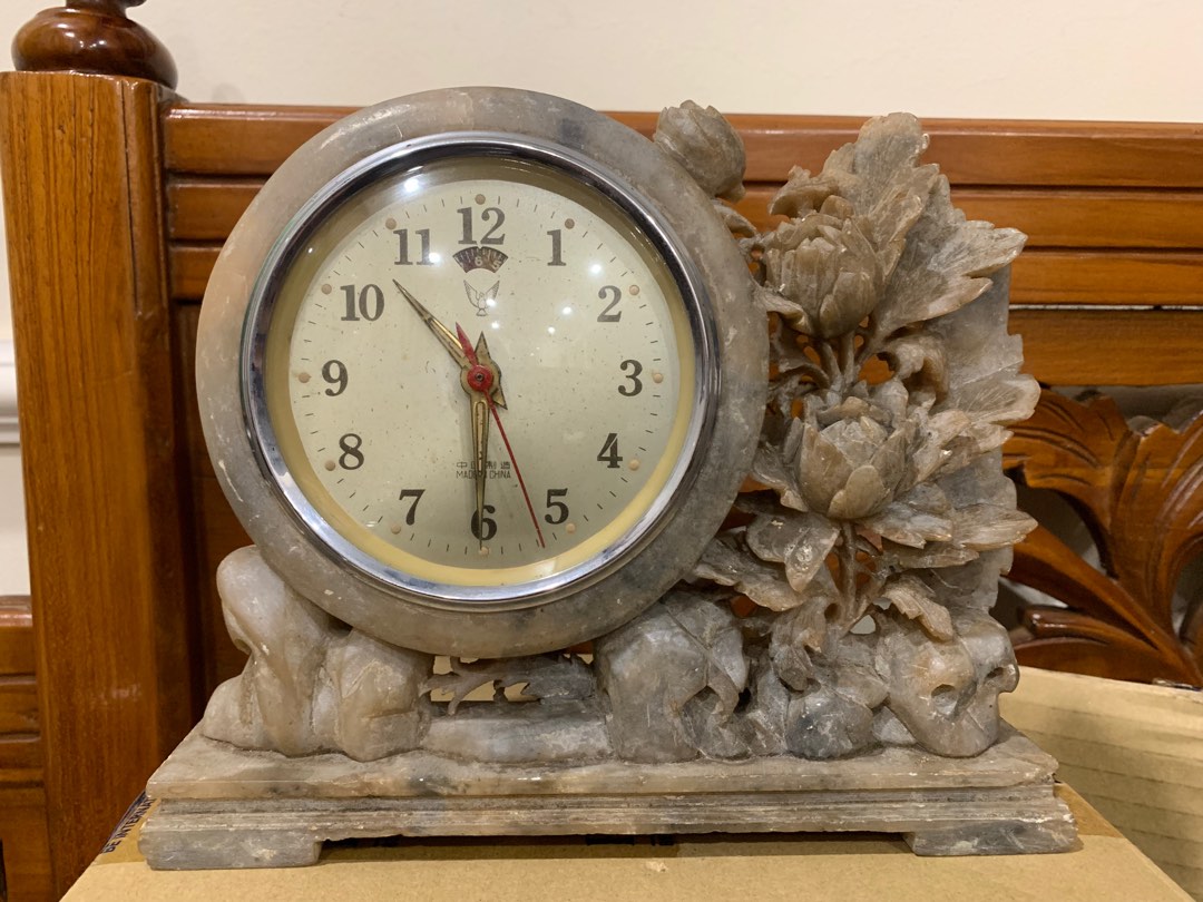 Jam Loceng MARBLE Rare, Furniture & Home Living, Home Decor, Clocks on ...