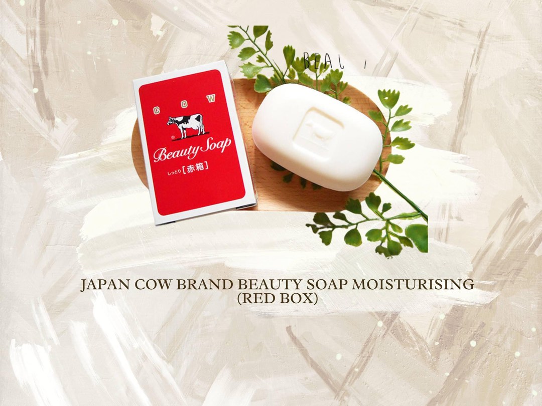 JAPAN COW BRAND BEAUTY SOAP MOISTURIZING (red), Beauty & Personal Care ...