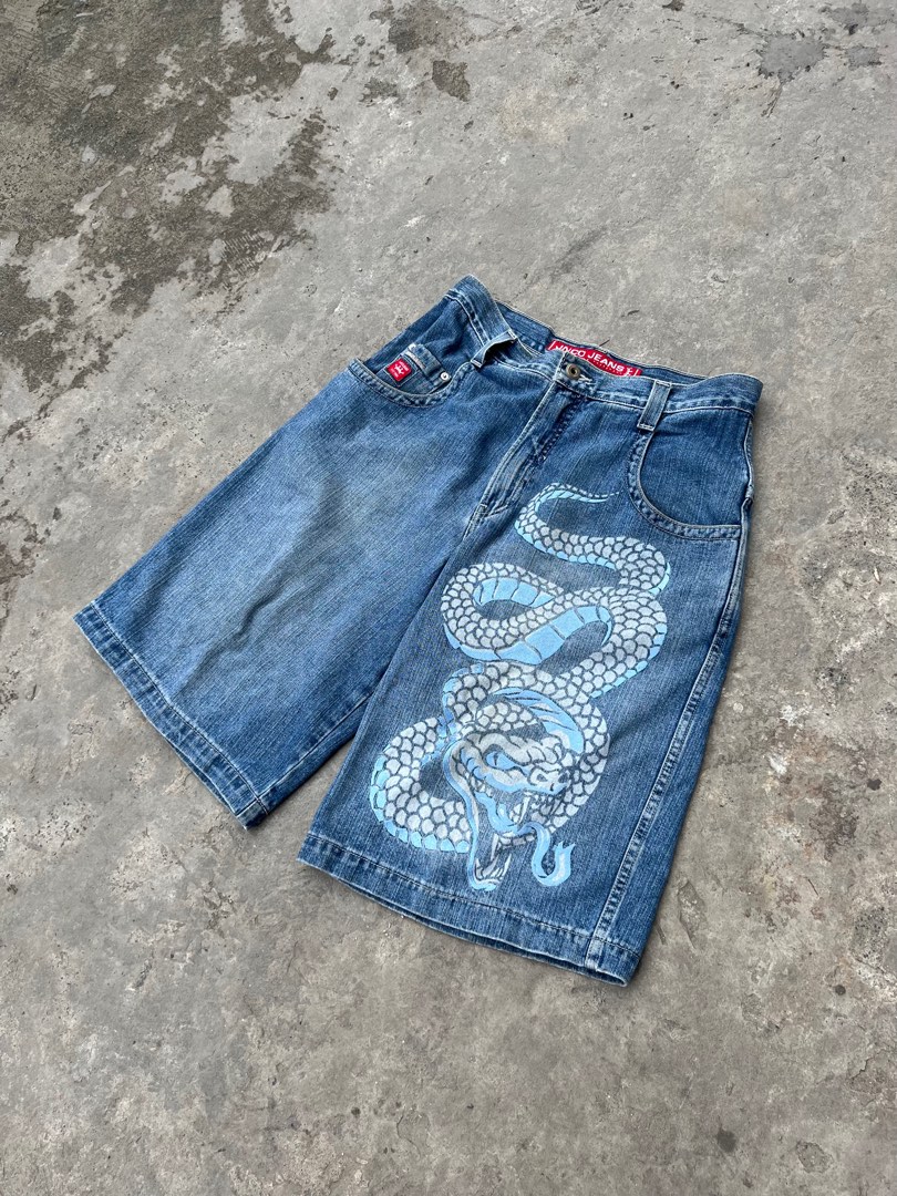JNCO HUGE SNAKE, Women's Fashion, Bottoms, Shorts on Carousell
