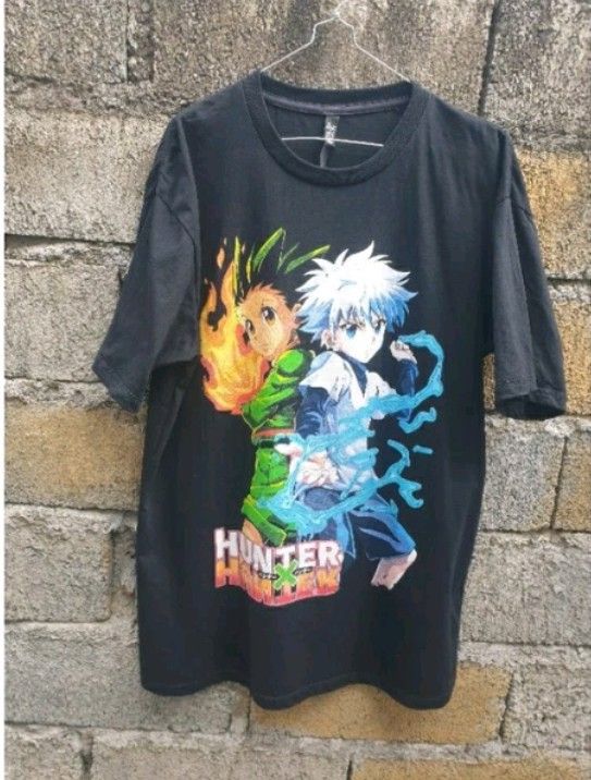 Kaos Hunter x Hunter tag cut gon kilua, Fesyen Pria, Pakaian , Atasan ...