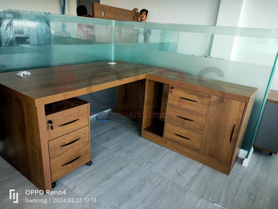 L Shape Executive Table / Office table / Office furniture, Furniture ...