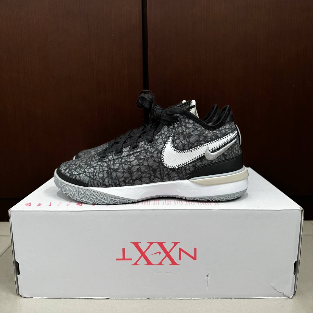 Lebron NXXT Gen Black Wolf Grey 100% Authentic / Lebron Next Gen Black ...