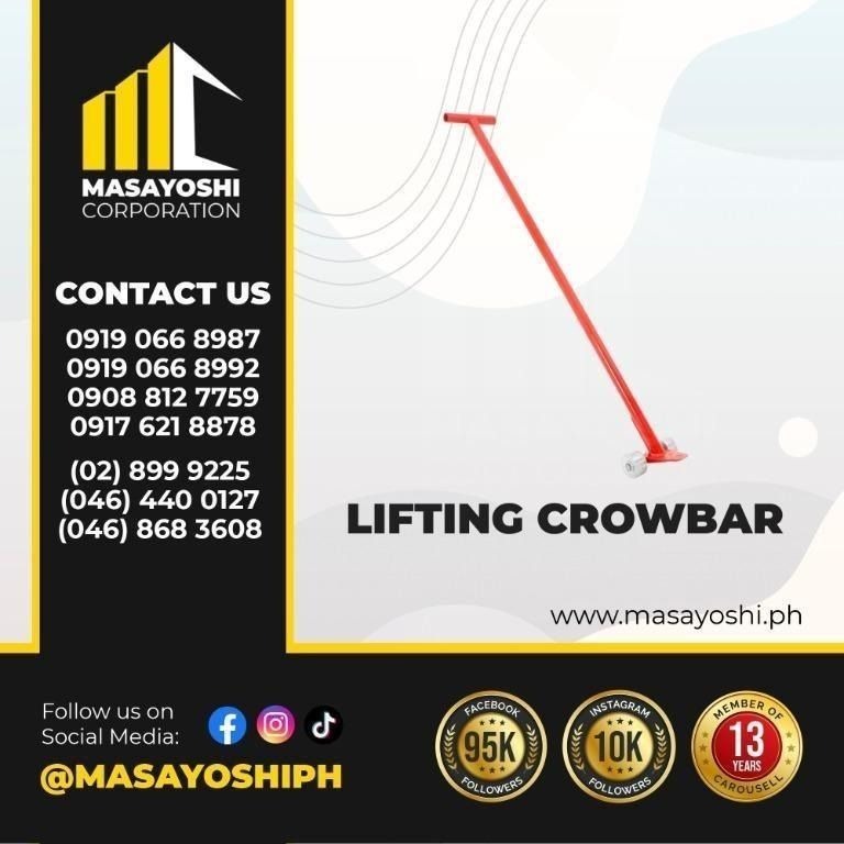 Lifting Crowbar | Crowbar | Lifting Equipment, Commercial & Industrial ...
