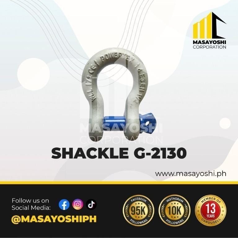 Lifting Shackle G-2130 G-3-006 | Lifter | Lifting | Anchor | Bolt Type ...
