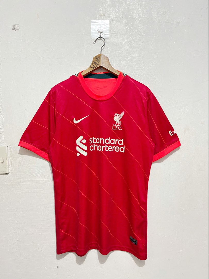 LIVERPOOL STANDARD CHARTERED JERSEY, Men's Fashion, Tops & Sets ...