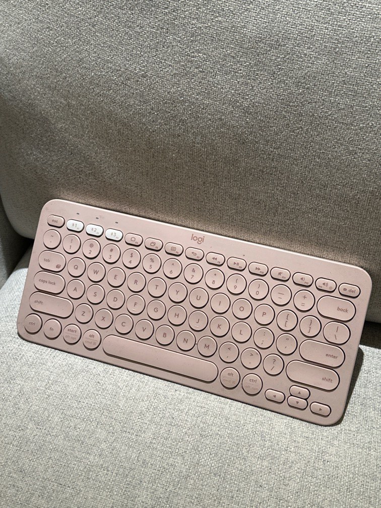 Logitech K380 Pink Keyboard, Computers & Tech, Parts & Accessories ...