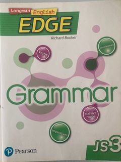 Longman English EDGE Grammar JS3, 興趣及遊戲, 書本 & 文具, 教科書 - Carousell