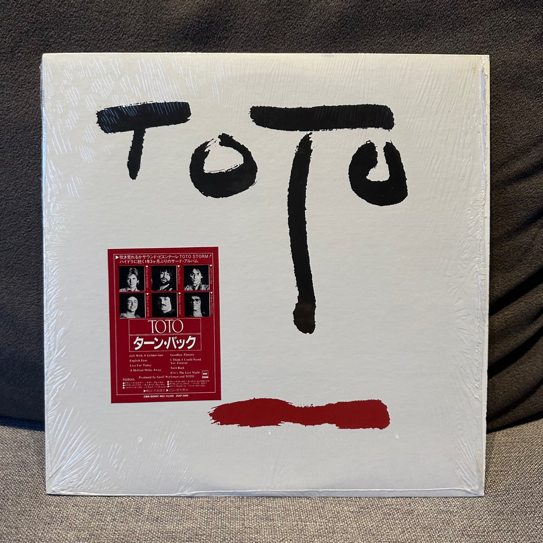 (LP) Toto - Turn Back, made in Japan, Hobbies & Toys, Music & Media ...