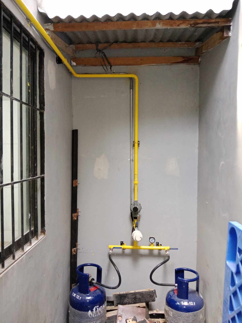 Lpgas Piping System Installation Complete Bfp Approved, Commercial ...