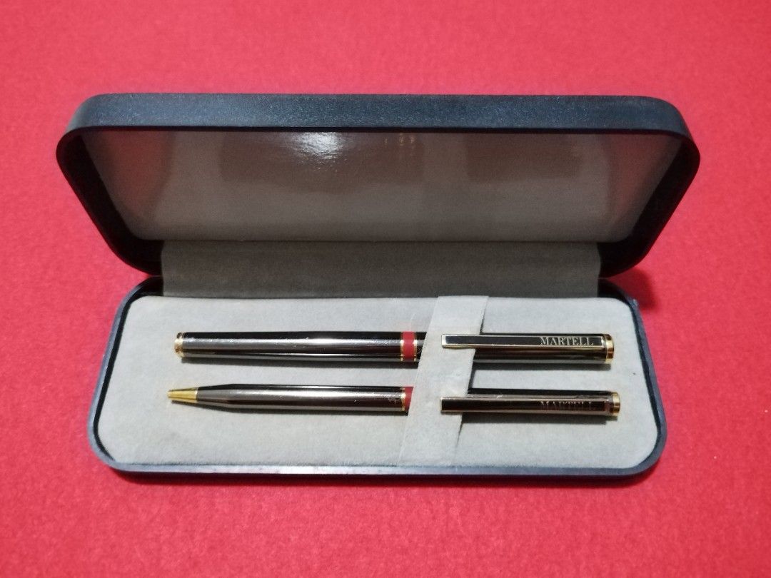Martell set ballpen and rollerball pen, Hobbies & Toys, Stationery ...