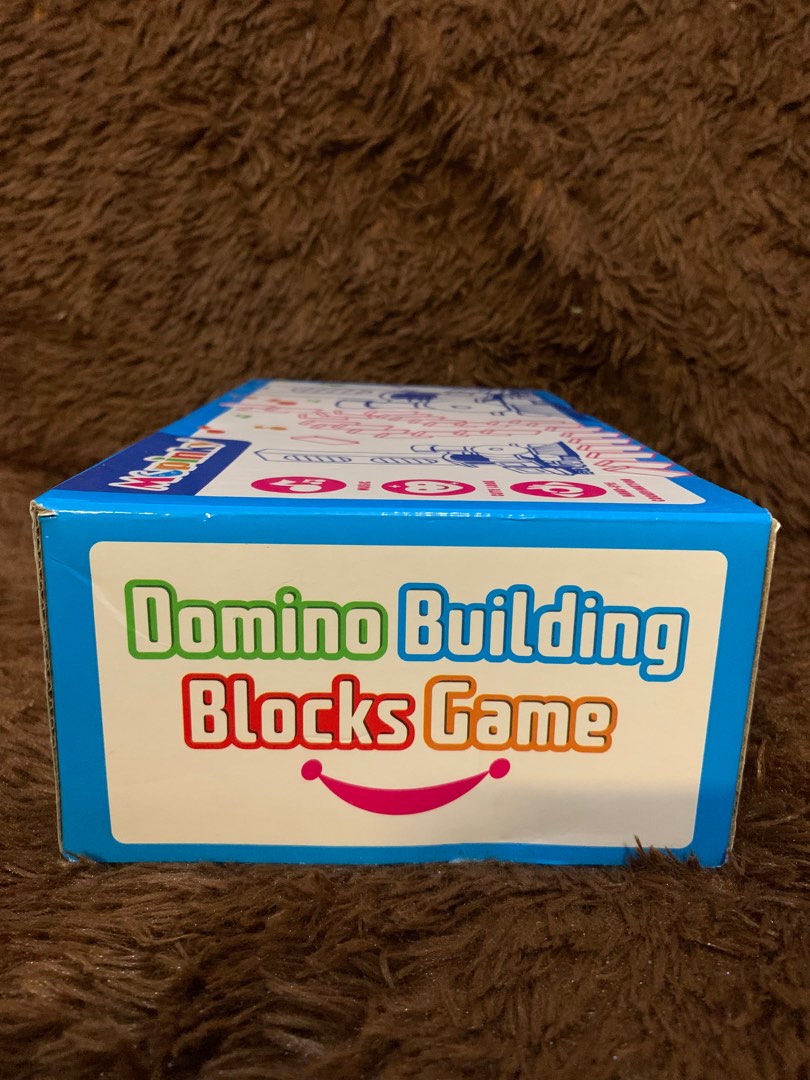 MCPINKY 124PCS Domino Train Toy Set, Building and Stacking Toy Blocks ...