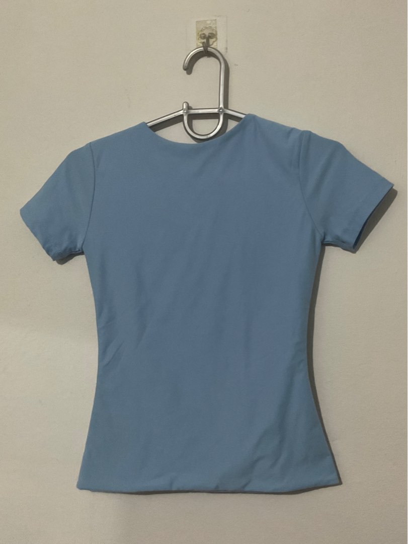 Mera Renata Cotton Powder Blue, Women's Fashion, Tops, Shirts on Carousell