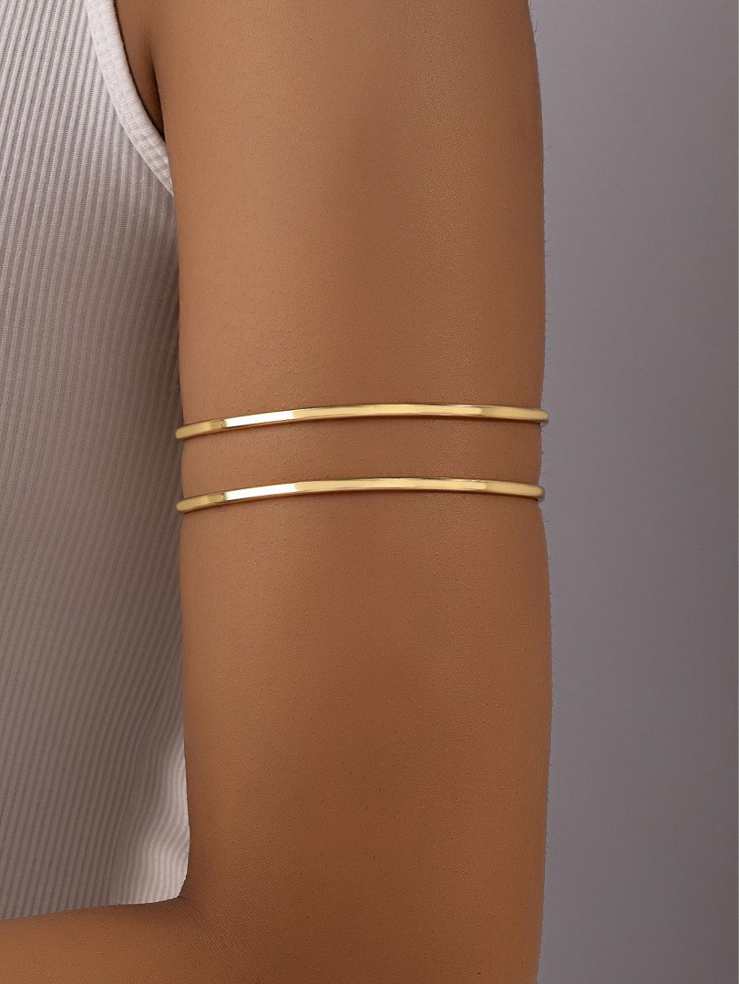 Minimalist Arm Cuff, Women's Fashion, Jewelry & Organizers, Body ...