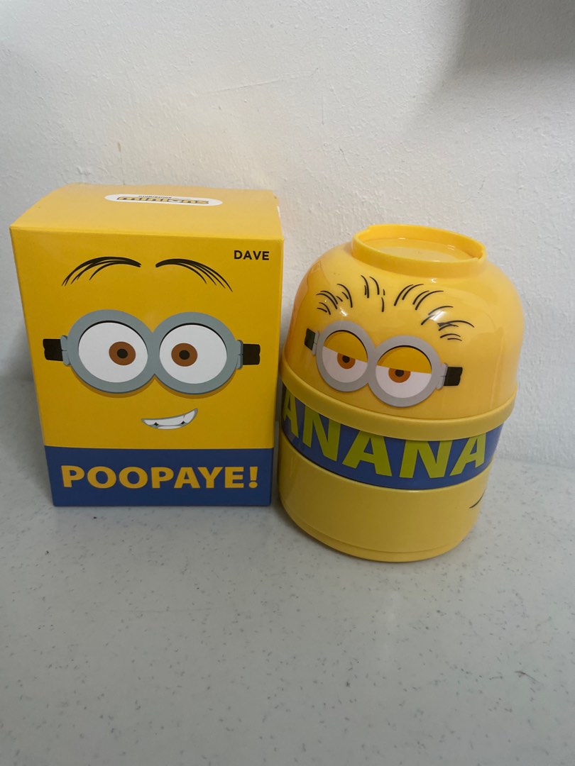 Minion Portable cereal bowl, Hobbies & Toys, Collectibles & Memorabilia ...