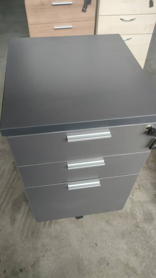 Mobile Pedestal 2D+1F ( Color : Graphite ), Furniture & Home Living ...
